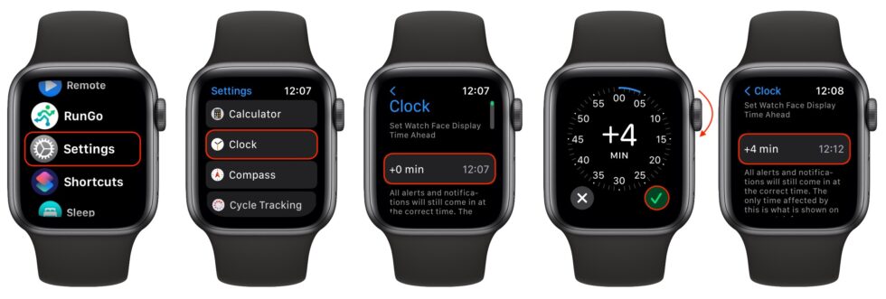 Set Your Apple Watch Clock Ahead a Few Minutes to Avoid Being Late - IT ...